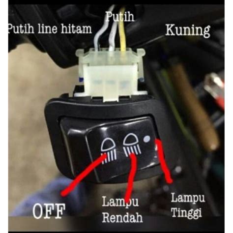 Honda RSX Rs RSx150 Double Signal Switch Button Plug And Play RS150R SUIZ BUILT IN SWITCH LAMPU