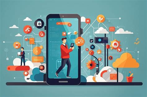 Premium Photo Business Team Working For Mobile Application Development And Design Process Concept