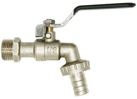 Кран латунный шаровый со штуцером 1 2 усиленный ручка рычаг 425949 купить с доставкой в