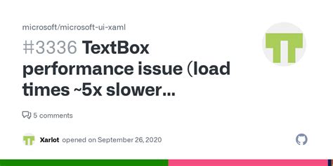 textbox performance issue load times ~5x slower compared to wpf