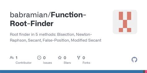 github babramian function root finder root finder in 5 methods