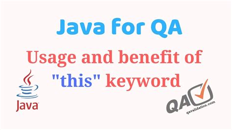 Usage And Benefit Of This Keyword In Java Youtube