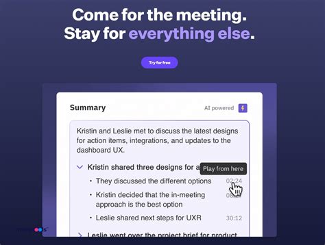 vowel automated meeting summaries and 30 ai summarizer tools sites like