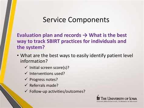 Screening, Brief Intervention, and Referral to Treatment (SBIRT): Getting SBIRT into Practice ...