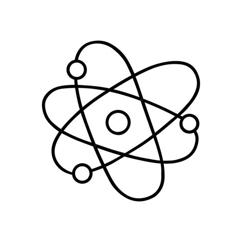 Premium Vector Atom Doodle Atoms Orbiting Molecule In Sketch Style