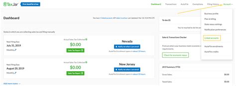 How Do I Remove A Linked Account TaxJar Support