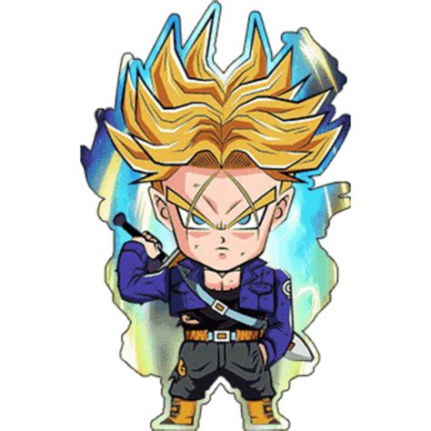 Sticker Chibi Trunks Rocket Store