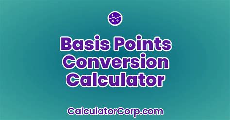 Basis Points Conversion Calculator
