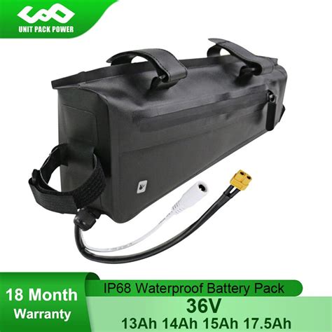 삼각형 방수 가방 E 자전거 배터리 36v 175ah 630wh 삼성 셀 배터리 36v13ah 15ah 500w
