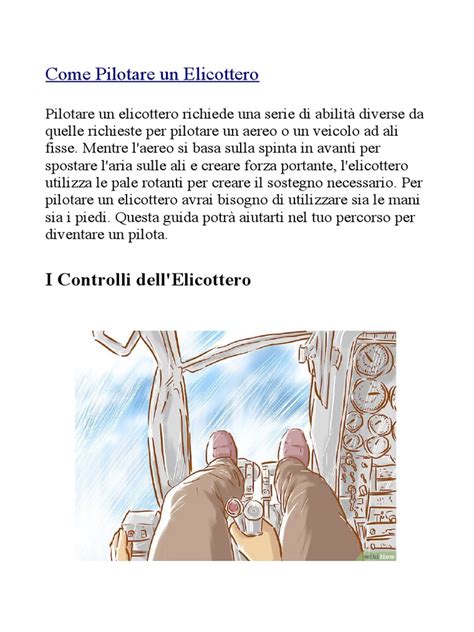 Come Pilotare Un Elicottero Pdf