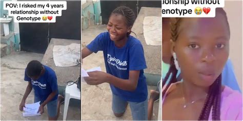 I Risked My 4 Year Relationship Lady Shares Experience After Going For Genotype Test For The