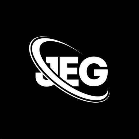 Logotipo De Jeg Carta De Jeg Diseño De Logotipo De Letra Jeg