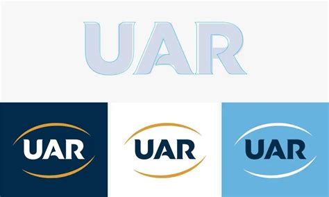 Uar Logo Uar Letter Logo Design On Black Background Uar Creative