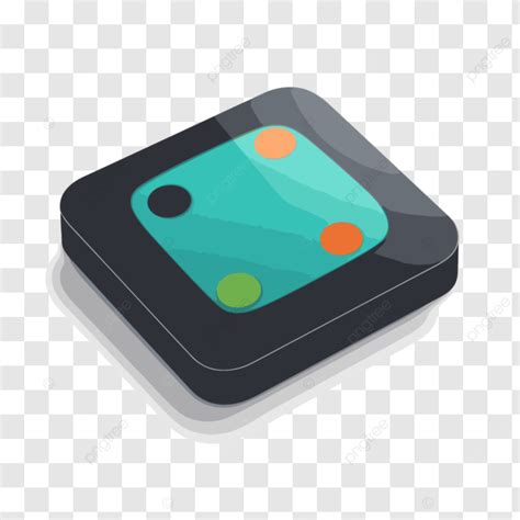 사각형 모양의 앱 아이콘 벡터 흰색 배경에 있는 단순한 다채로운 버퍼 아이콘 그림자 없음 작은 프레임 중앙 Png 일러스트 및 벡터 에 대한 무료 다운로드 Pngtree