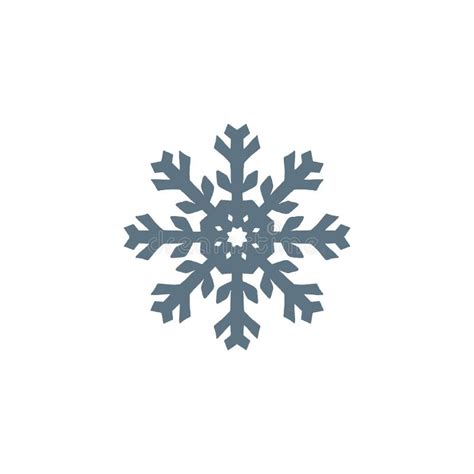 Snowflake Icon Vector Illustration Stock Vector Illustration Of