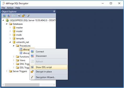 Giải Mã Store Procedure Bị Mã Hóa Trong Sql Server