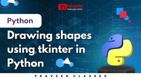 Drawing Shapes Using Tkinter In Python Youtube