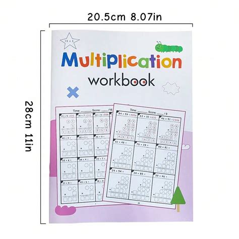 Lachilly 2 Digit Multiplication Workbook Handwritten Arithmetic