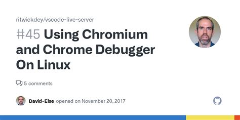 Using Chromium And Chrome Debugger On Linux · Issue 45 · Ritwickdeyvscode Live Server · Github