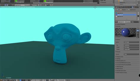 rendering material choice does not update render view blender stack