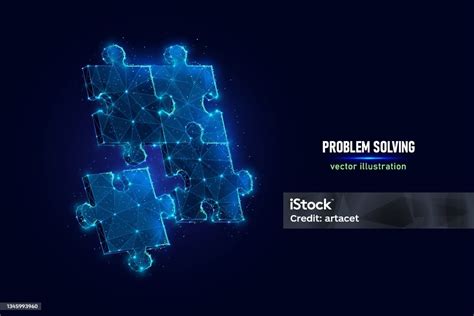 비즈니스 팀은 연결된 점으로 만든 디지털 와이어 프레임을 비유합니다 좋은 팀워크 협력 블루 배경에 파트너십 낮은 폴리 벡터