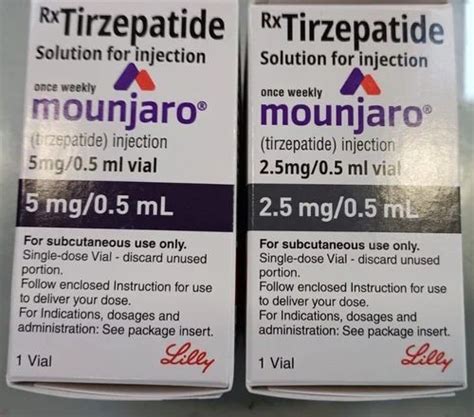 Mounjaro 2 5mg 0 5ml Inj Tirzepatide At ₹ 6000 Vial Mounjaro In