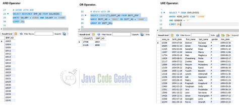 Sql Where Clause Example Java Code Geeks Sql Where Clause Example Java Code Geeks