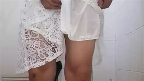 Cum Wearing Woman Formal Dress With Silky Lining XHamster