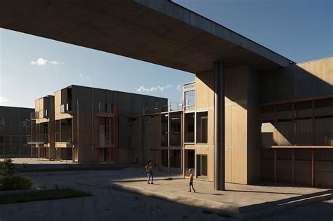 Premium Photo Modular District Adaptive Urban Architecture
