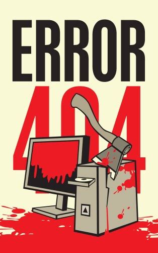 computer showing error message with cross mark vector image