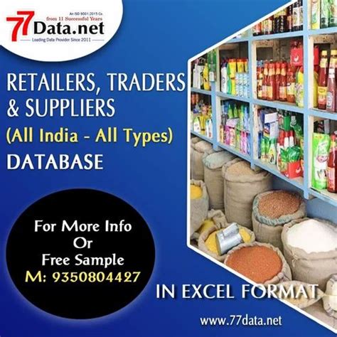 All Types Of Retail Departmental Stores Shops Database In New Delhi ID