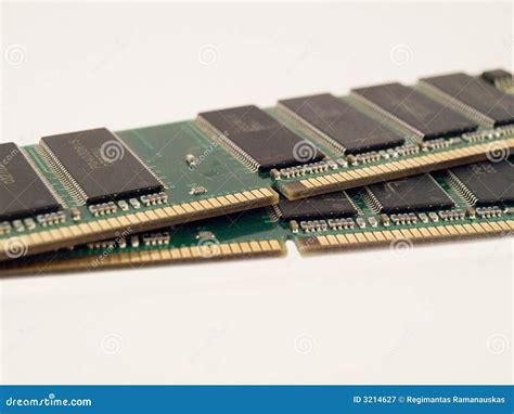 DDR Ram Stock Image Image Of Isolated Pins Chip Computer 3214627