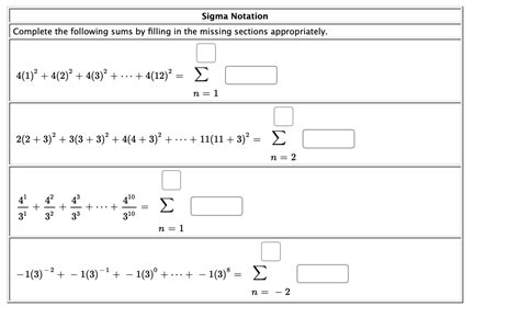 Solved Complete The Following Sums By Filling In The Missing