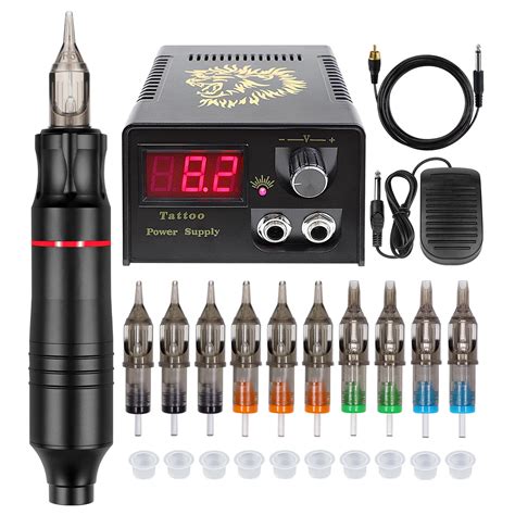 전문가용 타투 머신 키트 영구 메이크업 문신 기계 키트 타투 로터리 펜 세트 타투 바디용 전원 공급 장치타투 키트 Aliexpress