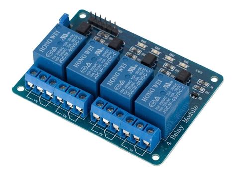 ARDUINO MODULO RELE 4 CANAIS 5V ELETROLâNDIA