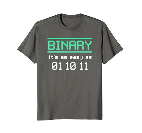 Binary Its As Easy As Binary Humor T Shirt LVS Loveshirt