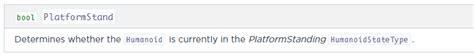 Does Humanoidplatformstand Replicate Scripting Support Developer