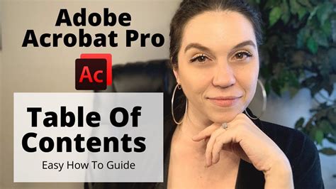 How Do You Create A Table Of Contents In Adobe Acrobat Likospin