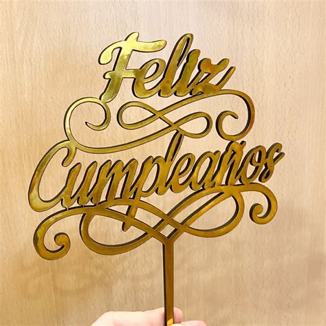Topper Feliz Cumpleaños Don Regalo