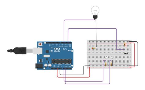 Circuit Design Ejercicio 3º Punto De Luz Con Interruptor Y Sensores De Luz Tinkercad