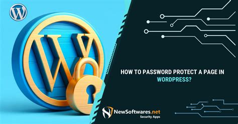 How To Password Protect A Page In WordPress Newsoftwares Net Blog