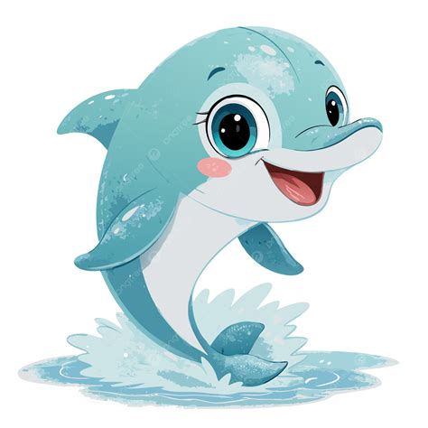 Delphin Cartoon Zeichnung