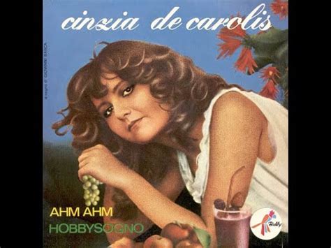 Ahm Ahm Cinzia De Carolis Youtube