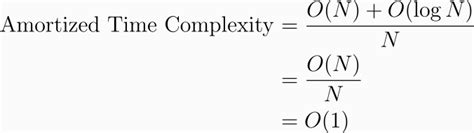[알고리즘] 시간복잡도 amortized time complexity