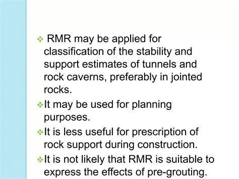 Rock Mass Classification Pptx