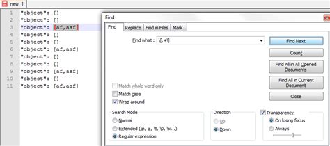 Regex Use In Notepad Searching Stack Overflow