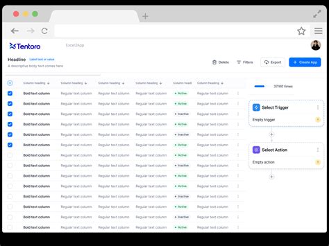 Convert Excel To App No Code Spreadsheet To Application Builder Tentoro