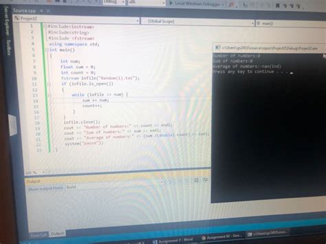 Solved 12 Using Files Numeric Processing 6 Points