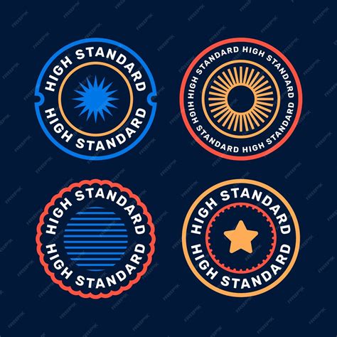 Premium Vector Flat Design Standard Stamp Collection