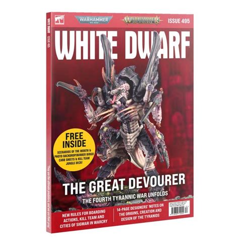 Warhammer White Dwarf Issue 495 Engels Royal Cards